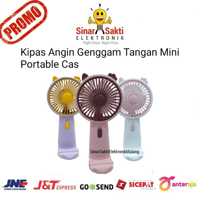 Jual Kipas Angin Tangan Mini Karakter / Kipas Angin Genggam Lucu / Mini ...