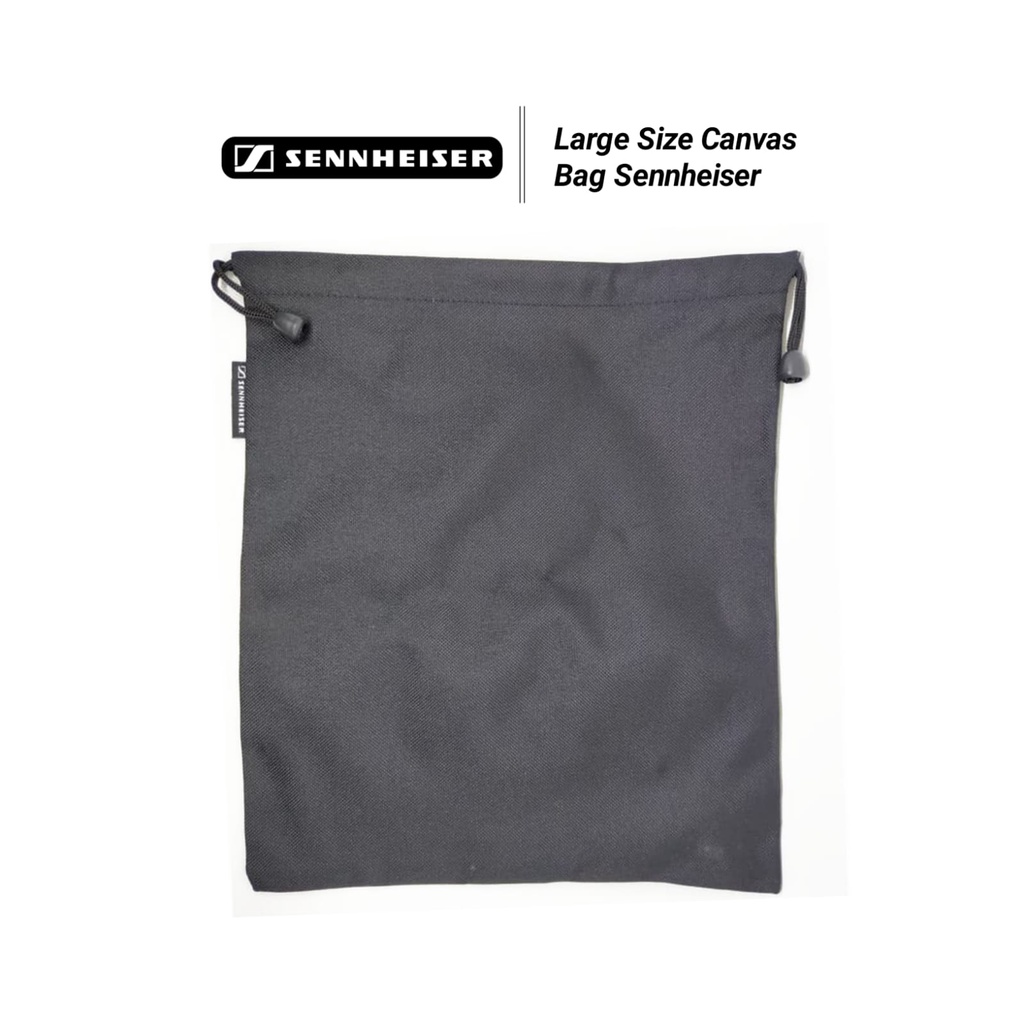 Jual Large Size Headphone Pouch Sennheiser Canvas Bag Premium Quality ...