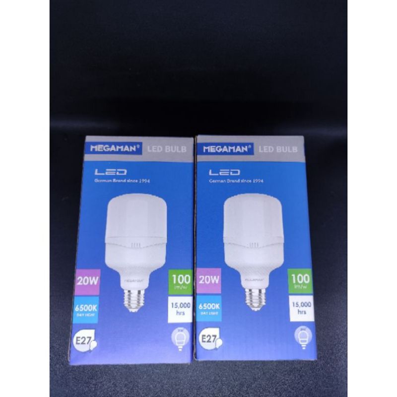 Jual LAMPU MEGAMAN 20W LED PUTIH T-BULB YTT8021 20WATT 6500K 170-240V ...