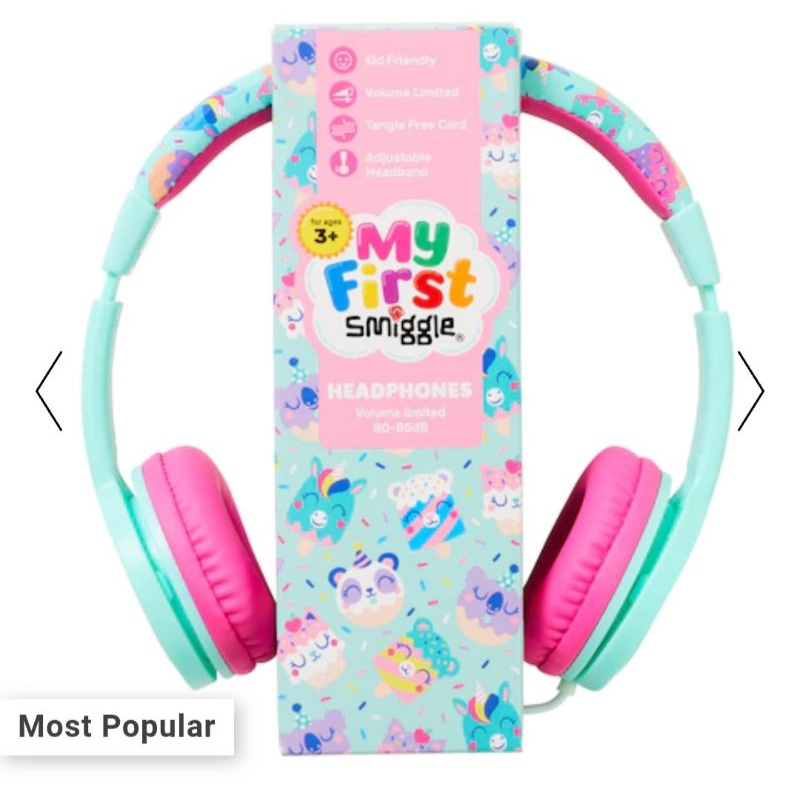 Jual Original Smiggle My First Headphone | Shopee Indonesia