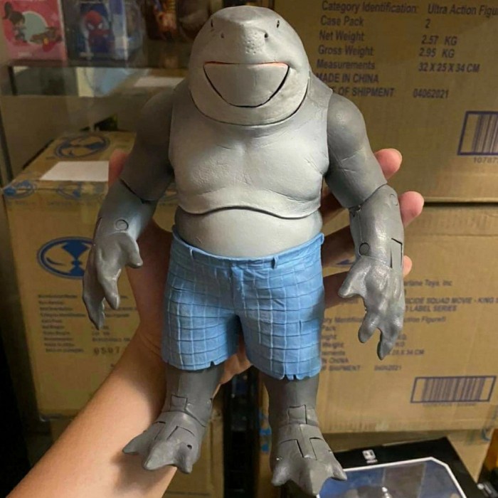 Jual MCFARLANE TOYS DC MULTIVERSE BAF CTB KING SHARK CTC CNC SUICIDE ...