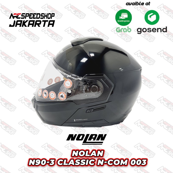 Jual Helm Motor Nolan N90- 3 Classic N-Com 003 Helmet Motor Full Face #Original | Shopee Indonesia