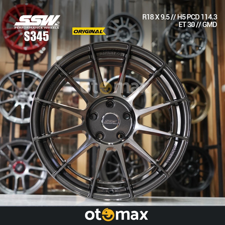 Jual Velg Mobil SSW S345 Original Ring 18 GMD | Shopee Indonesia