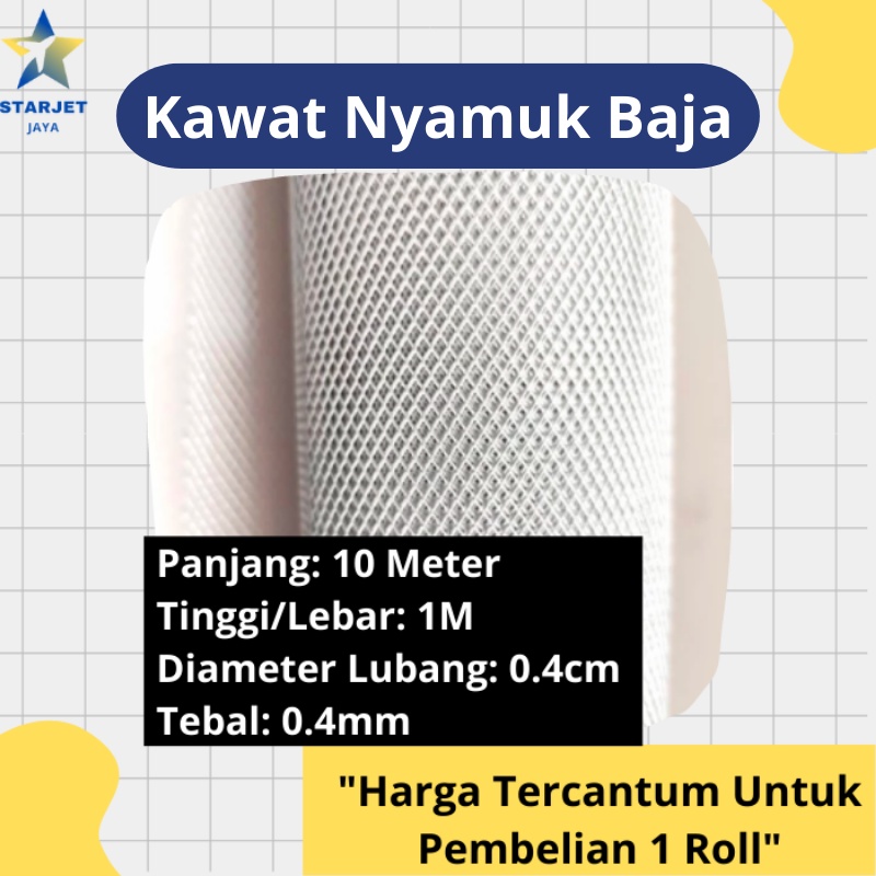 Jual Kawat Jaring kasa Nyamuk Baja Penutup Ventilasi Jendela Ram Kawat ...