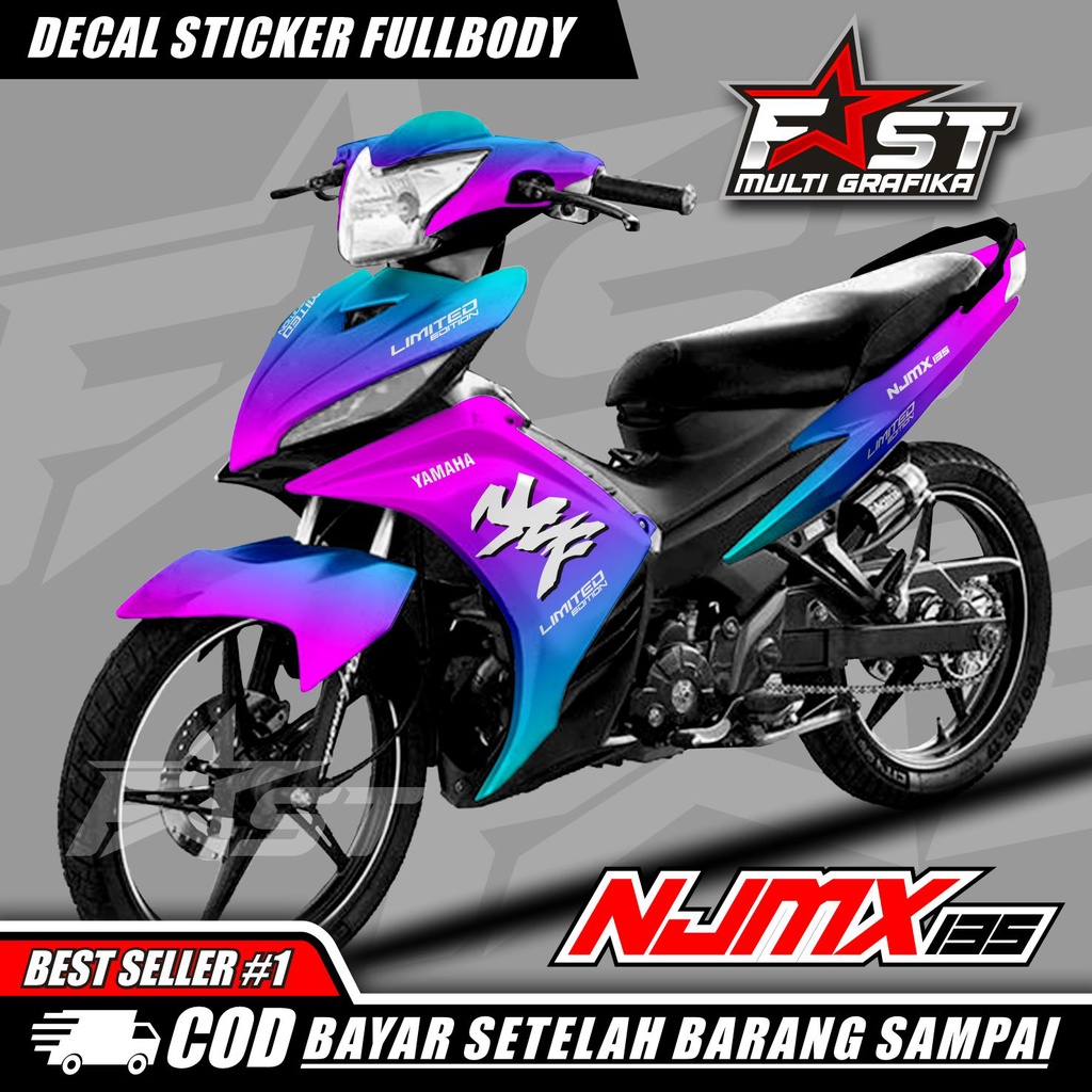 Jual TERBARU Stiker Jupiter Mx 135 New Full Body Decal Jupiter Mx 135 ...