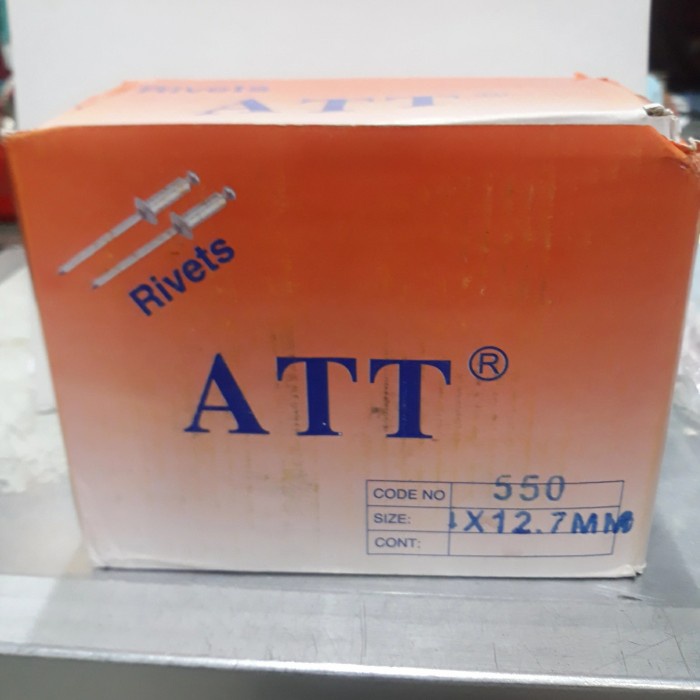 Jual Open DS] Paku rivet SP - 550 4 x 12.7 mm ( 100 pcs) | Shopee Indonesia