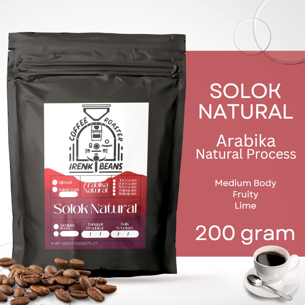 Jual KopI Arabica Solok Radjo Natural 200g Biji Bubuk | Shopee Indonesia