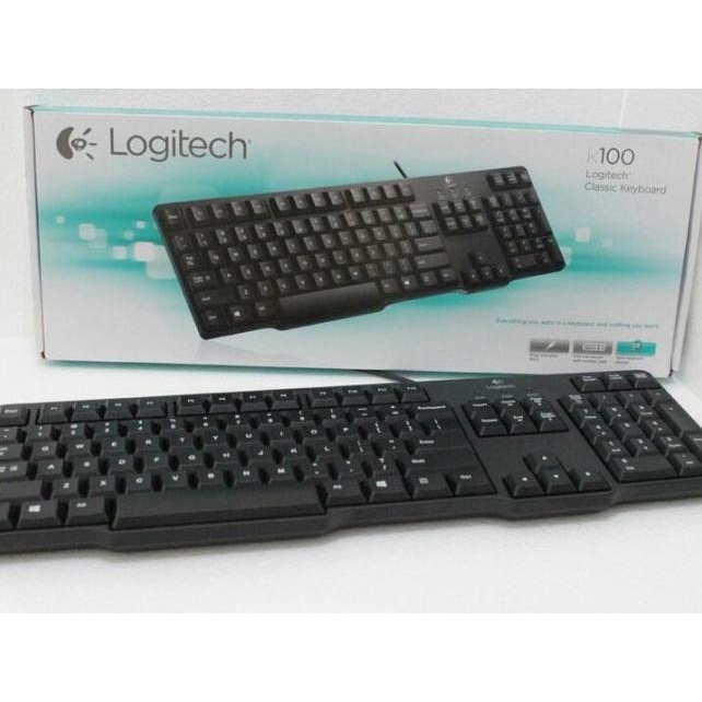Jual LOGITECH K 100 CLASSIC KEYBOARD PS2 | Shopee Indonesia