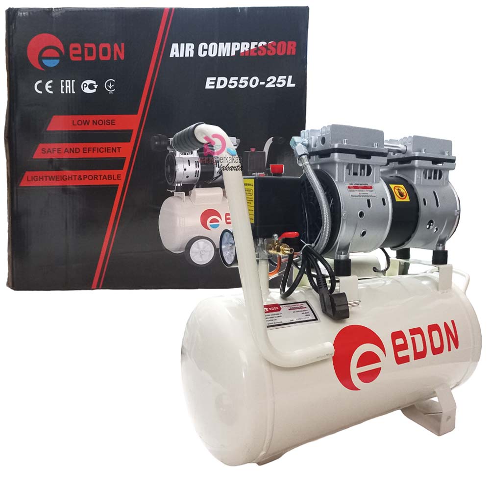 Jual EDON Air Compressor ED550-25L - Edon Kompressor Angin Listrik 25 ...