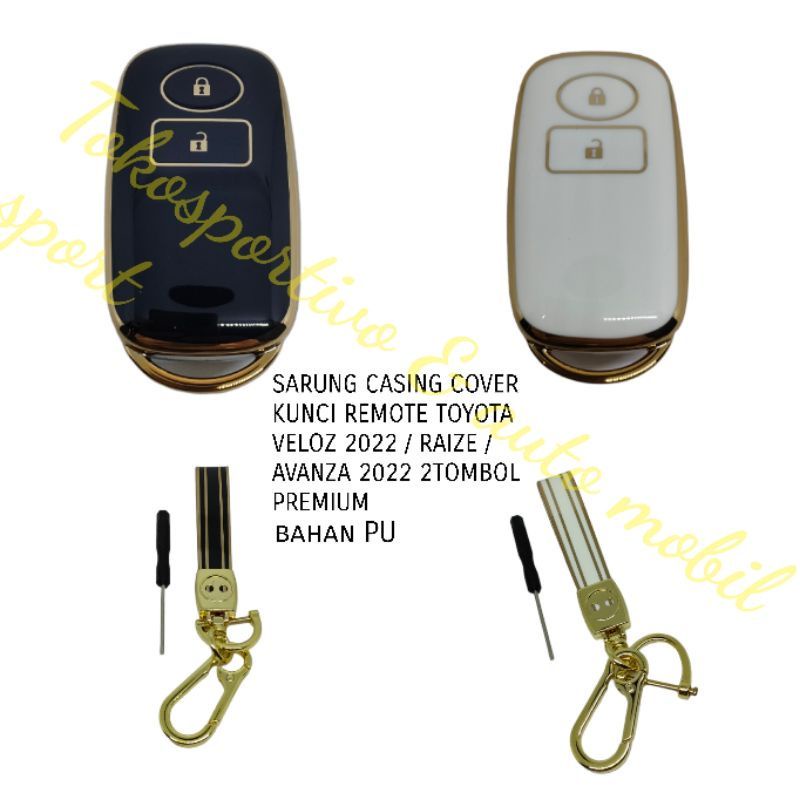 Jual SARUNG CASING KUNCI REMOTE NEW AVANZA VELOZ 2022 RAIZE 2TOMBOL ...