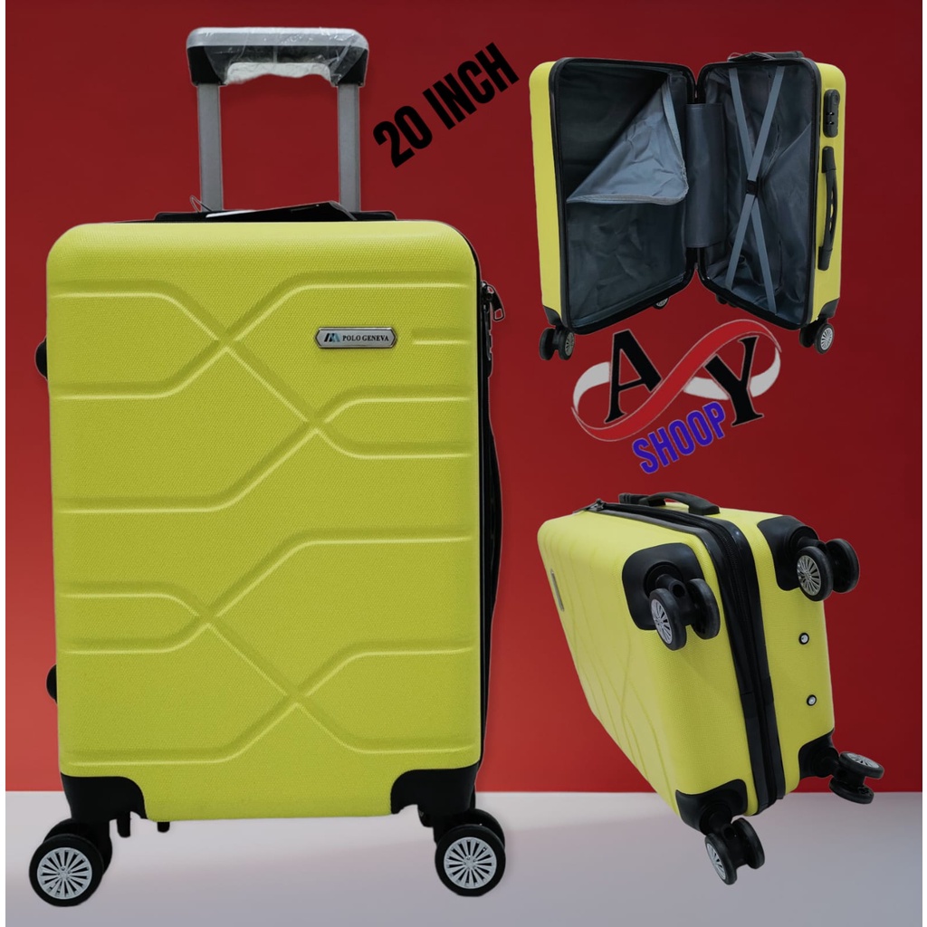 Jual koper 20 inch koper sedang koper polo geneva koper tahan banting ...