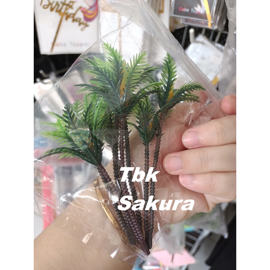 Jual Topper Pohon Kelapa isi 4tangkai | Shopee Indonesia