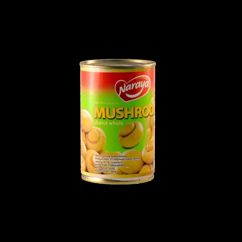 Jual Naraya Whole Mushroom / Jamur Kancing Kaleng / Jamur Dalam Kaleng ...