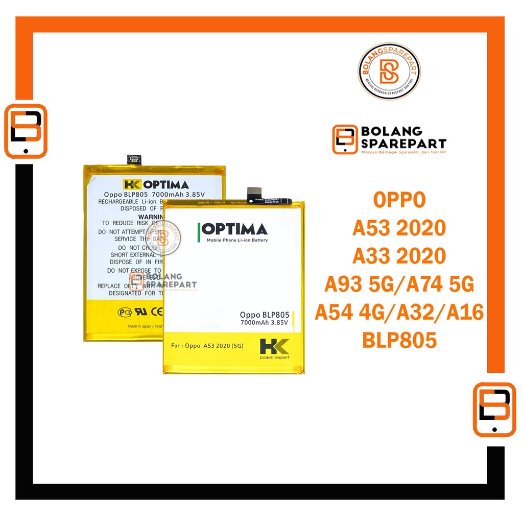 Jual BATERAI BATRE OPPO A53 2020 A33 2020 A93 5G A74 5G A54 4G A32 A16 ...