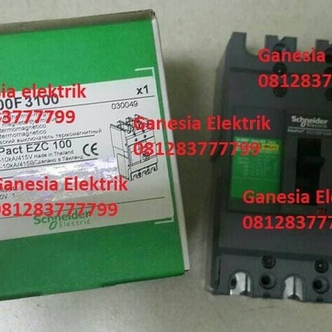 Jual MCCB schneider EZC100F 3P 100A | Shopee Indonesia