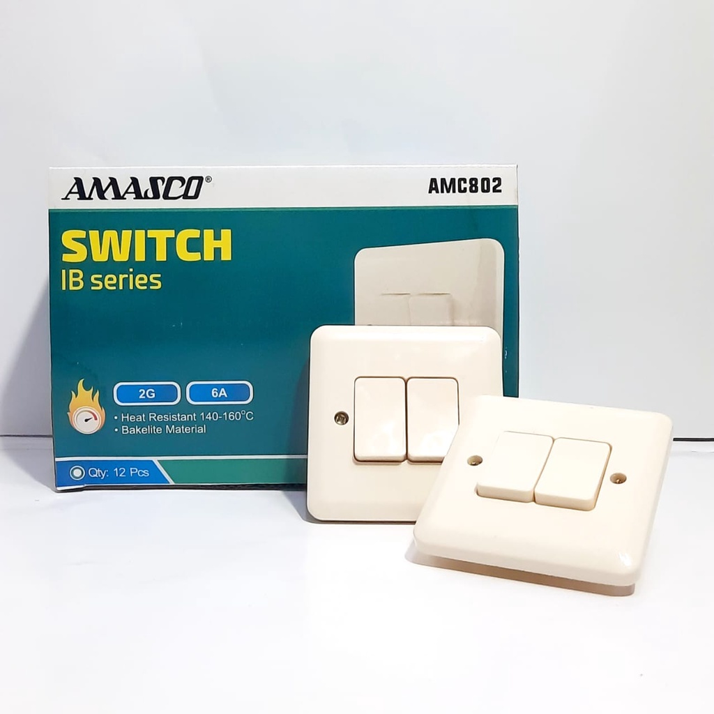 Jual AMASCO SAKLAR IB SERIES 2G AMC802 | Shopee Indonesia