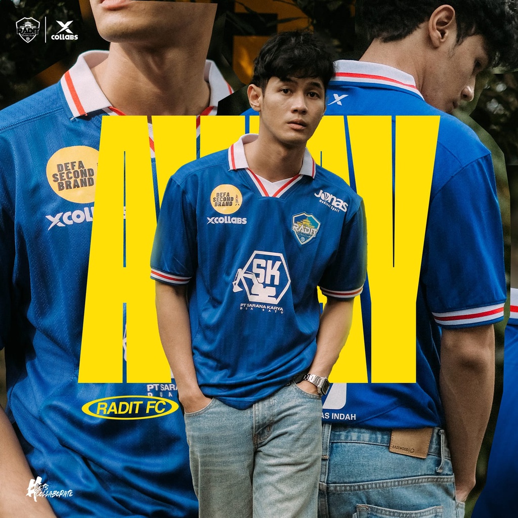 Jual Collabs Sportwear - Jersey Official Liga - Radit FC Away 2022/2023 ...