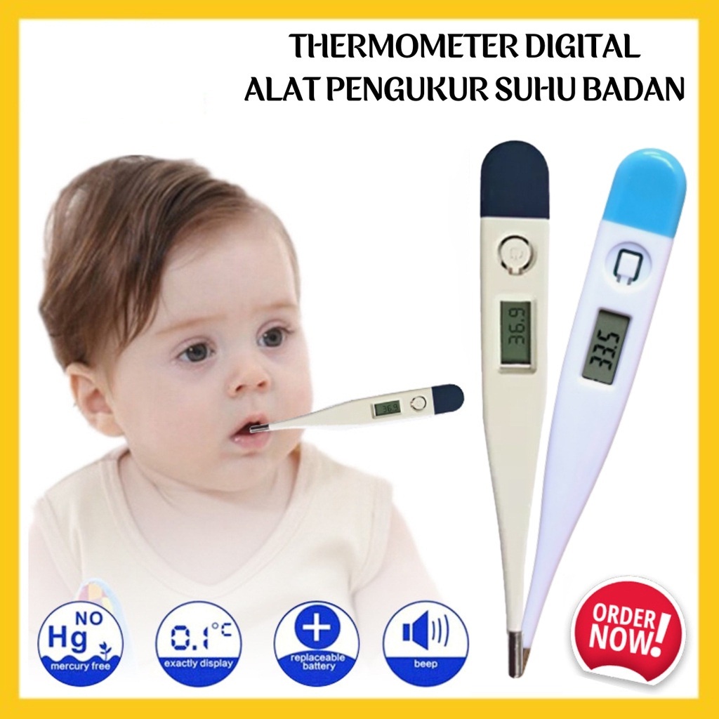Jual Thermometer Digital Pengukur Suhu Badan Tubuh Bayi dan anak ...