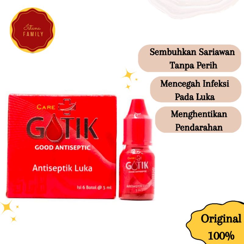 Jual Gotik Antiseptik Luka 5ml (2 Botol) | Shopee Indonesia