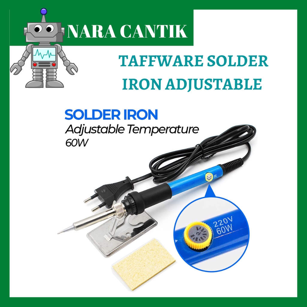 Jual (NARA MEOW) TAFFWARE SOLDER IRON ADJUSTABLE FAST HEATING ...