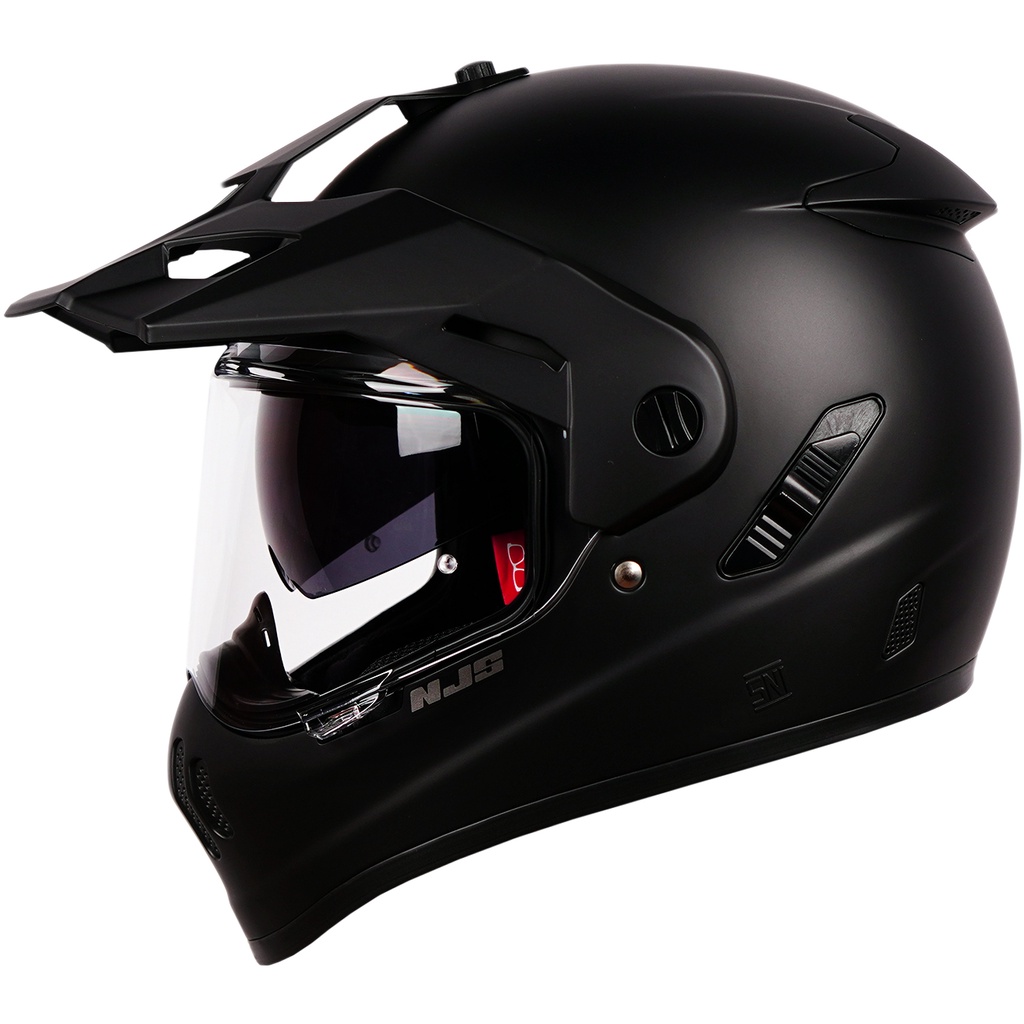 Jual NJS S-CROSS SOLID - Helm Full Face | Scross | Adventure | Helm ...