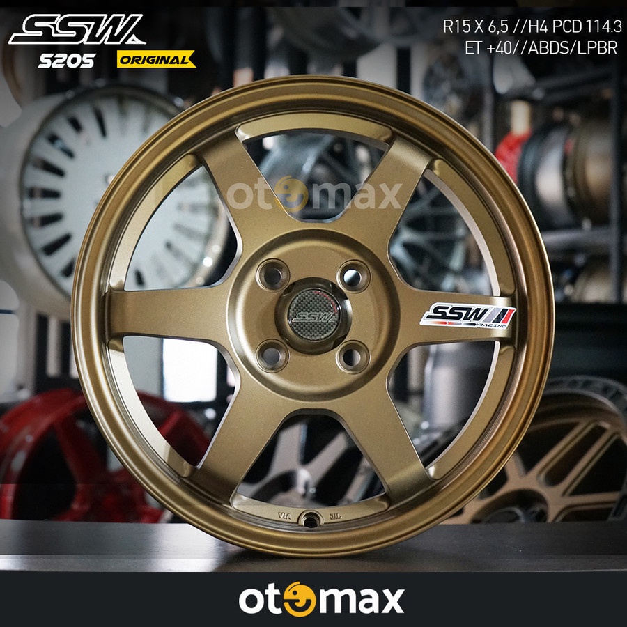 Jual Velg Mobil SSW S205 Original Ring 15 PCD 114.3 ABDS/LPBR | Shopee ...