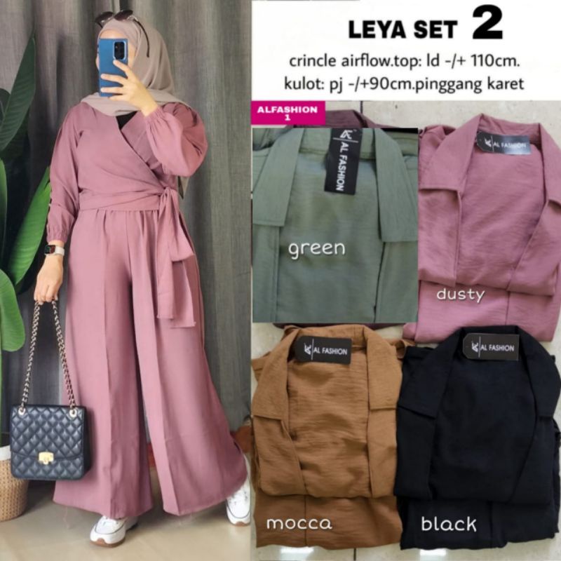 Jual Restock Leya Laiva Set By Alfashion Shopee Indonesia