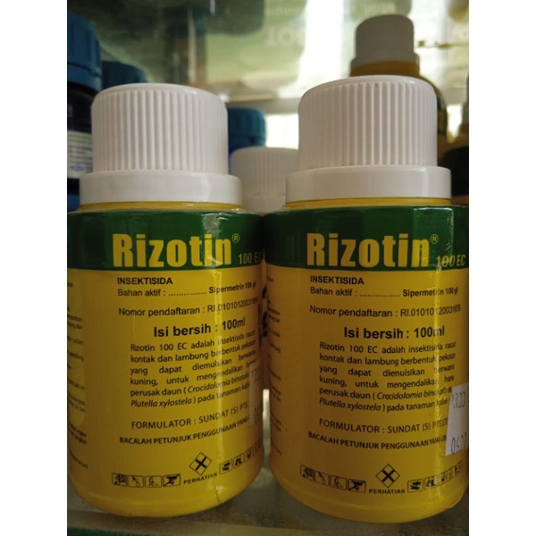 Jual insektisida RIZOTIN 100 EC, 100 ml | Shopee Indonesia