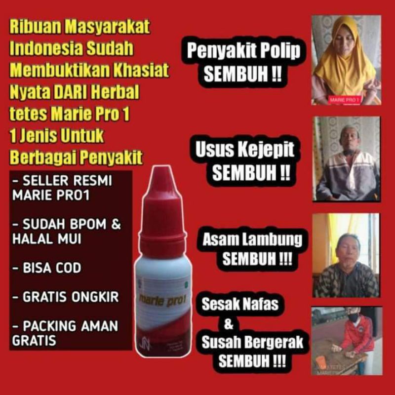 Jual Marie pro obat tetes Herbal Original | Shopee Indonesia