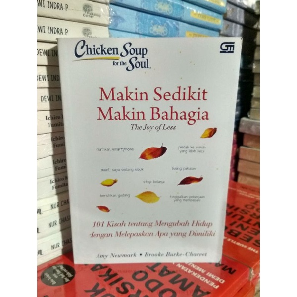 Jual BUKU CHICKEN SOUP FOR THE SOUL MAKIN SEDIKIT MAKIN BAHAGIA | Shopee Indonesia
