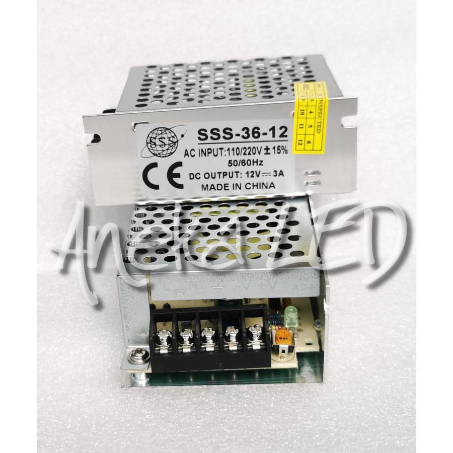 Jual Power Supply Switching 12V 3A | Shopee Indonesia