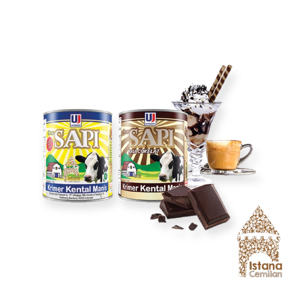 Jual Ultrajaya Cap Sapi 375 gr Krimer Kental Manis | Susu Kaleng SKM ...