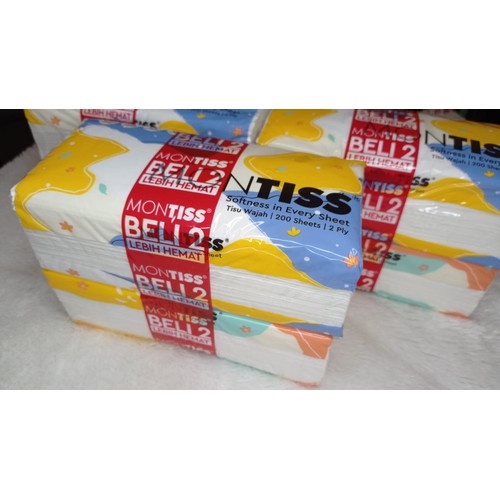 Jual Tissue Montiss - Tisu Banded 200 Isi 2 Pack | Shopee Indonesia