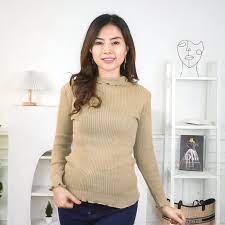 Jual DAISY CURLY SWEETER RAJUT TURTLENECK KRIWIL/ INNER RAJUT DAISY ...