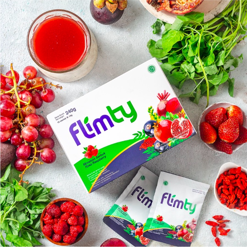 Jual NUZ Flimty Fiber Pelangsing Flimty Raspberry | Shopee Indonesia
