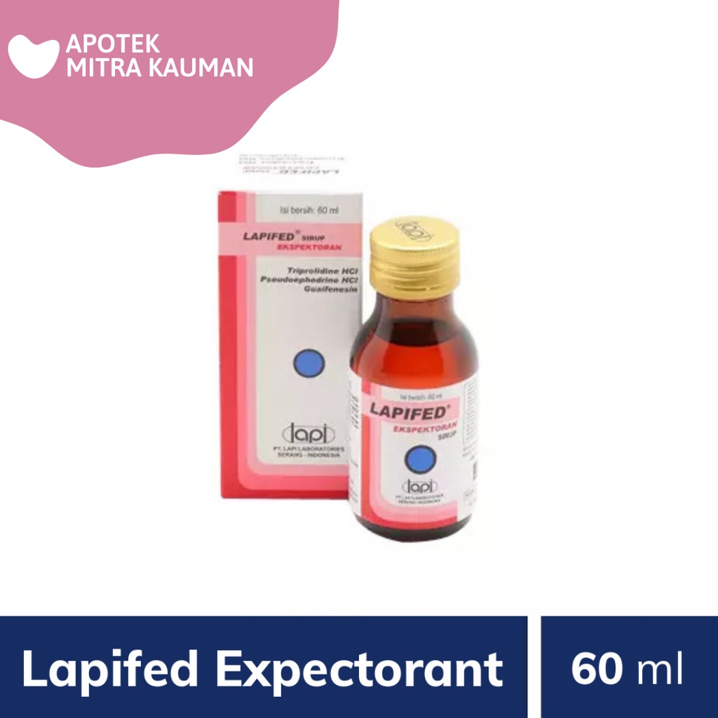 Jual Lapifed Expectorant Sirup 60 ml | Shopee Indonesia