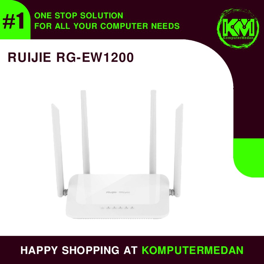 Jual Ruijie Reyee RG-EW1200 1200M Dual-band router wireless EW1200 ...