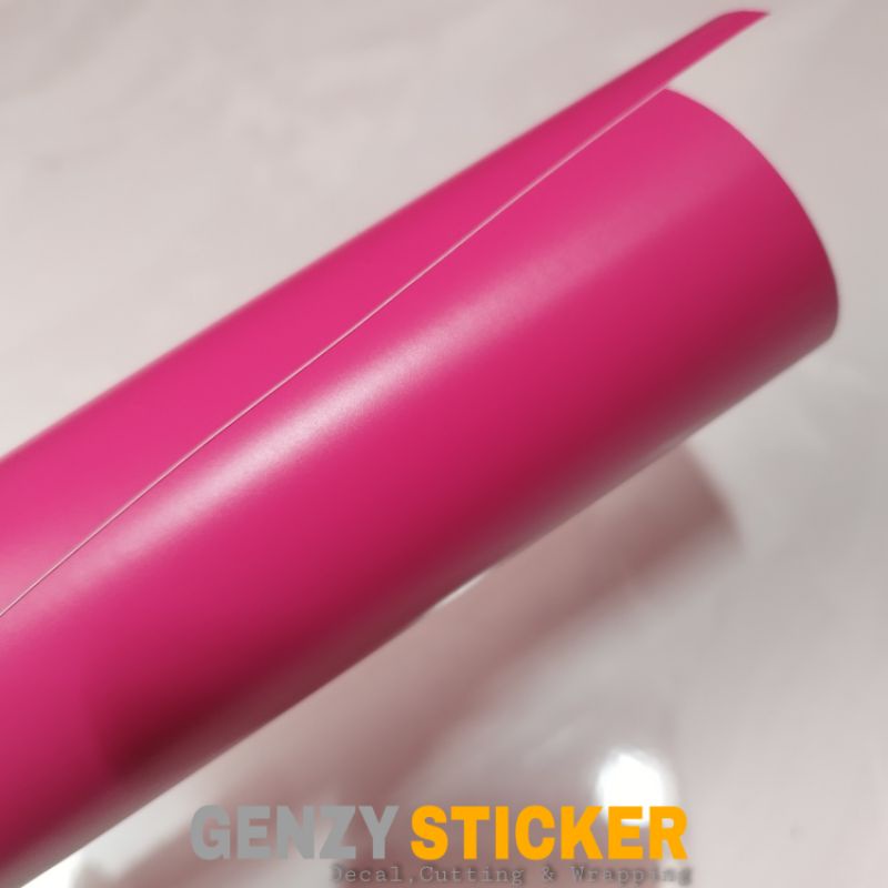 Jual Stiker skotlet pink glossy sticker scotlite merah muda kilat ...