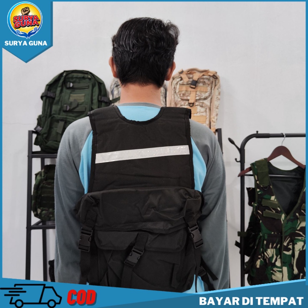 Jual Jual rompi hitam modern rompi outdor pria cocok untuk berburu ...