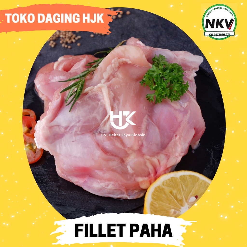 Jual Daging Fillet Paha Ayam / Boneless Paha Ayam Skinless Frozen ...