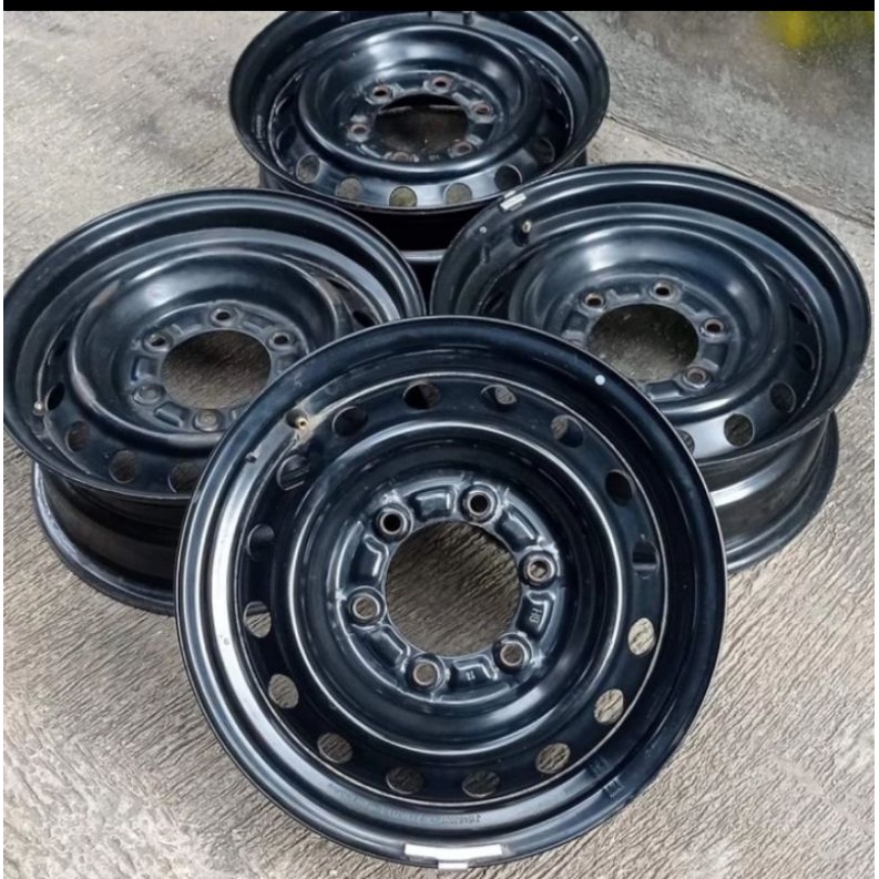 Jual velg kaleng R 15 Toyota Hiace commuter Original COPOTAN harga ...