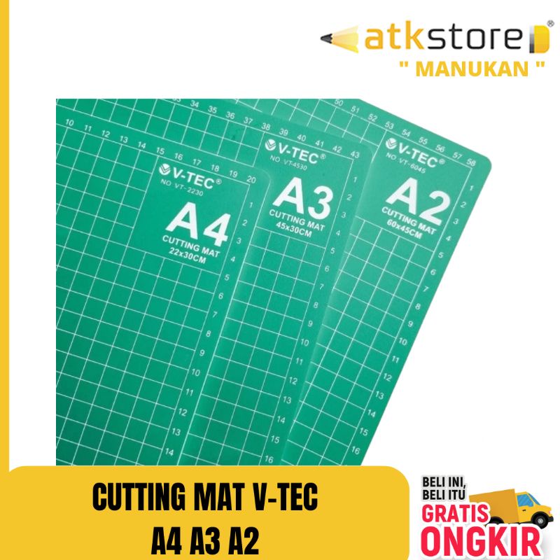 Jual Cutting Mat V-Tec A2 A3 A4 / ALAS POTONG | Shopee Indonesia