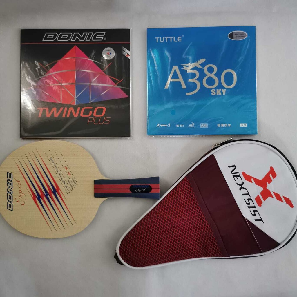 Jual DONIC - Bat Pingpong Donic Carbon plus karet Donic set | Shopee Indonesia