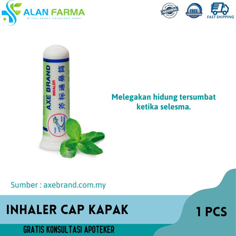 Jual Inhaler Cap Kapak | Inhaler Axe Brand | Shopee Indonesia