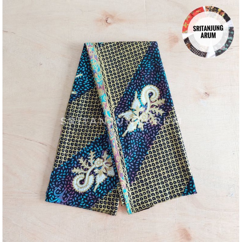 Jual Kain Batik Premium Katun Batik Banyuwangi Semi Tulis Biru Ungu ...
