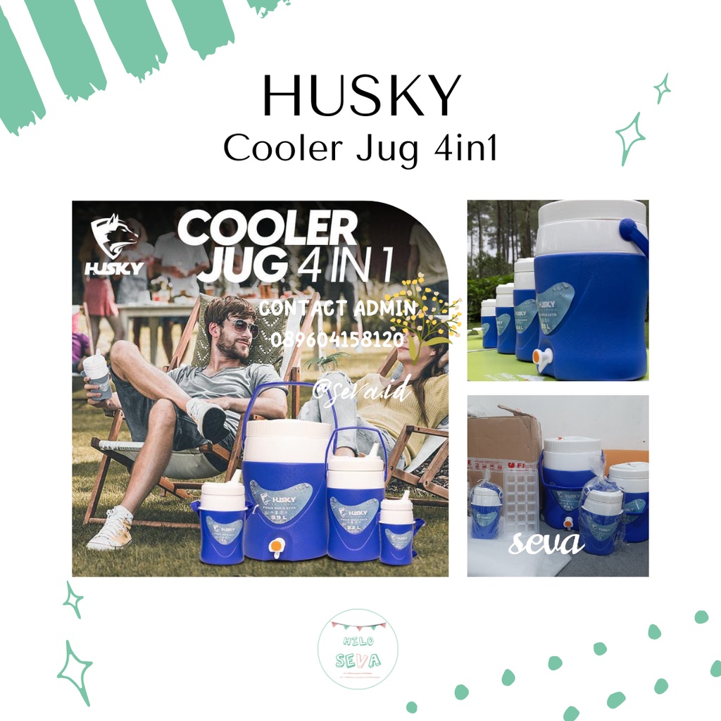 Jual HUSKY COOLER JUG 4 IN 1 PENDINGIN HUSKY 4 IN 1 PENDINGIN MINUMAN ...