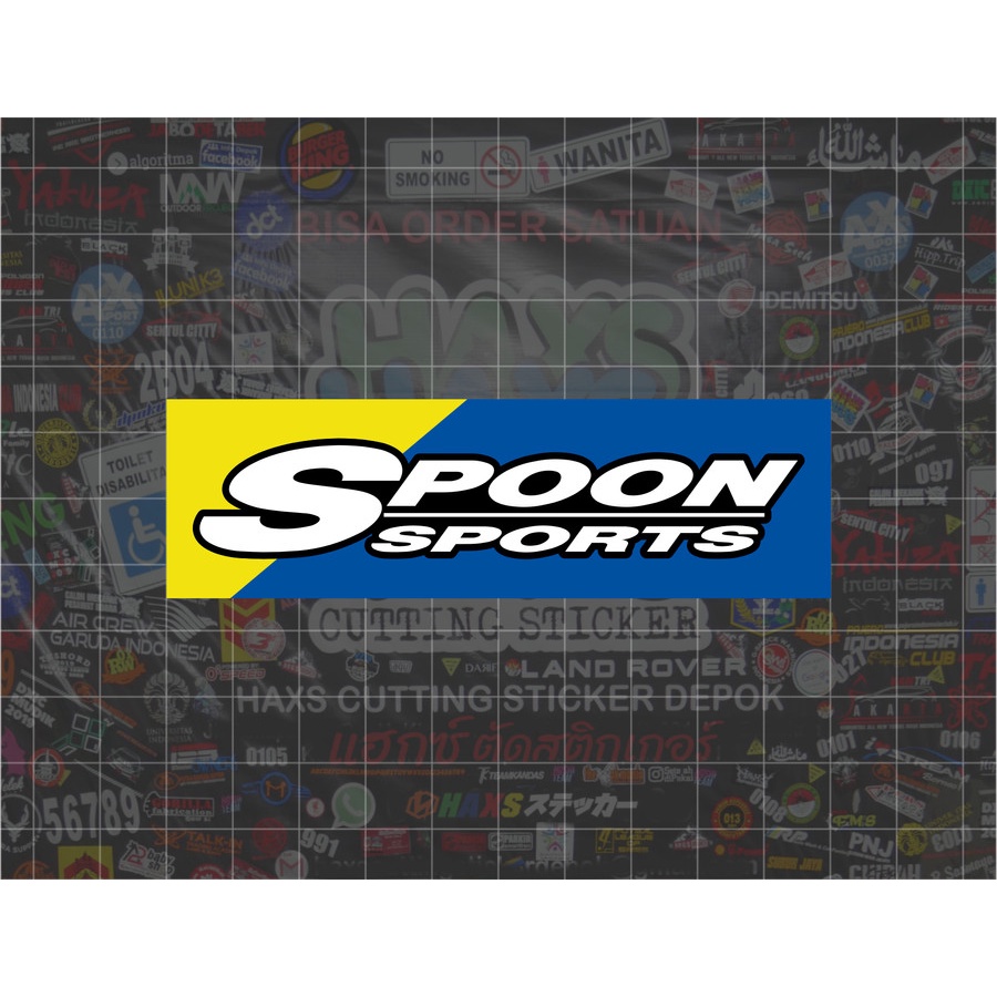 Jual Cutting Sticker Spoon Livery Ukuran 10 Cm Untuk Motor Mobil ...