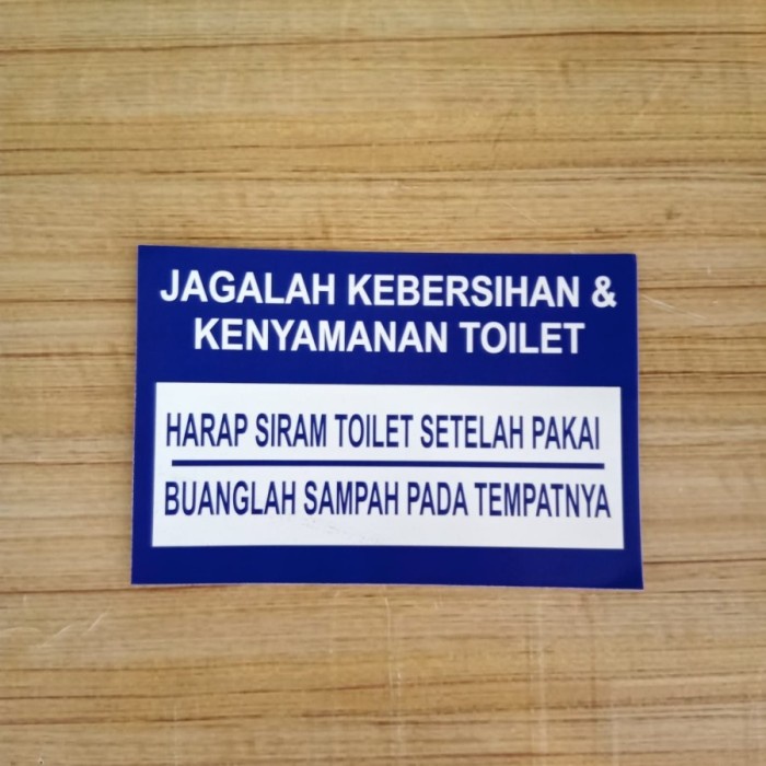 Jual STIKER RAMBU JAGALAH KEBERSIHAN DAN KENYAMANAN TOILET | Shopee ... Jual STIKER RAMBU JAGALAH KEBERSIHAN DAN KENYAMANAN TOILET | Shopee ...