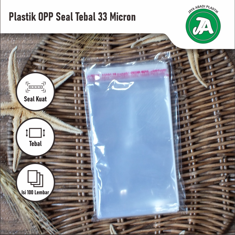 Jual 25 X 39 PLASTIK OPP LEM/SEAL TEBAL ( 100 LBR ) | Shopee Indonesia
