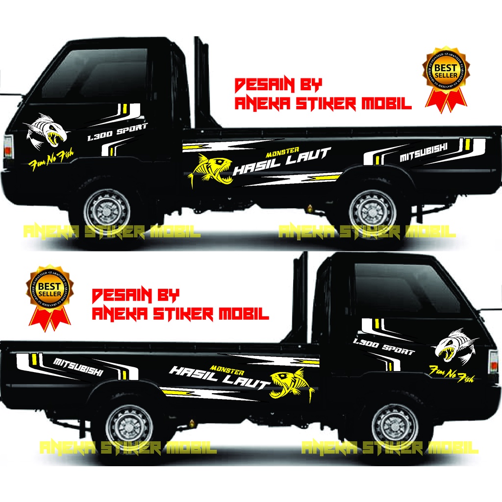 Jual STIKER L300 STIKER CUTTING L 300 STIKER MOBIL MITSUBISHI L300 ...